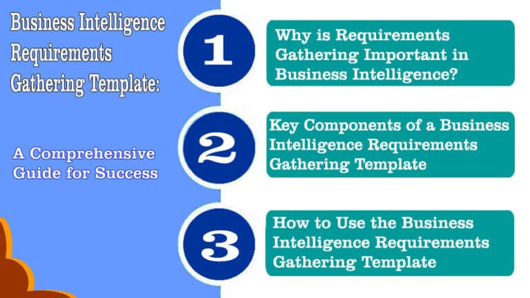 Business Intelligence Requirements Gathering Template Business Intelligence Requirements Gathering Template